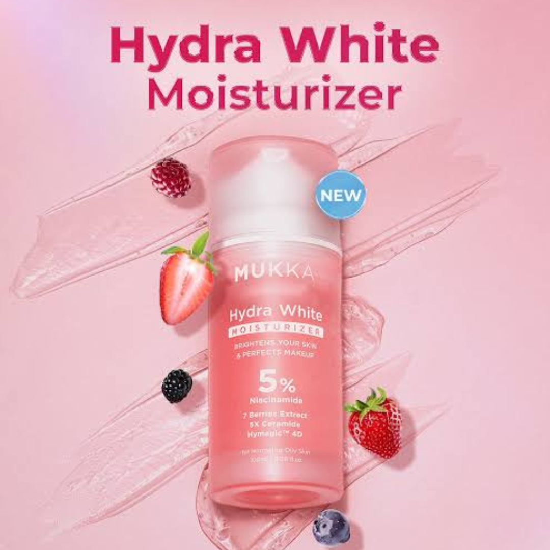 Mukka Hydra White Moisturizer Pelembab Base Make up 100ml | Lazada ...