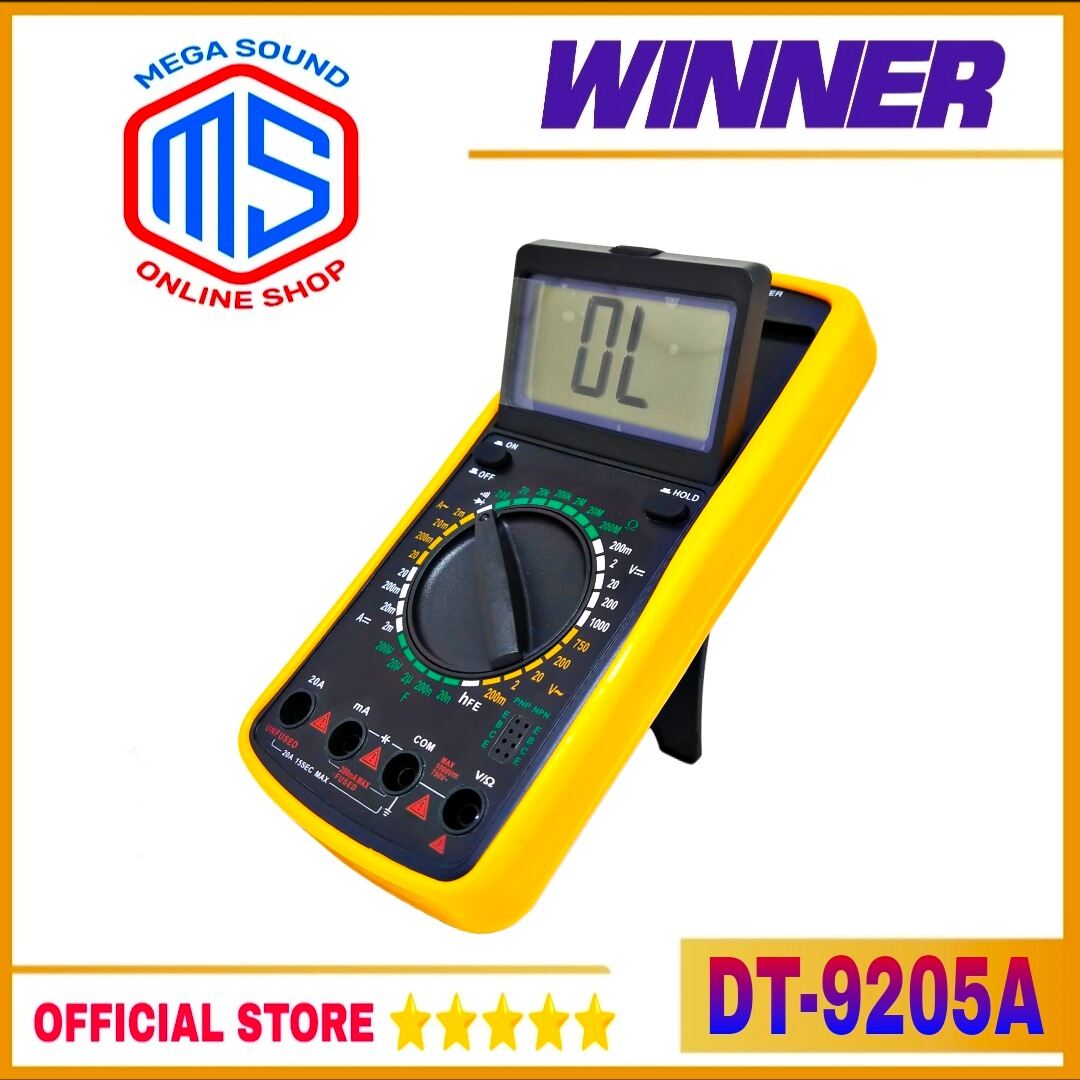 TESTER Digital DT-9205A WINNER Multimeter avometer | Lazada Indonesia
