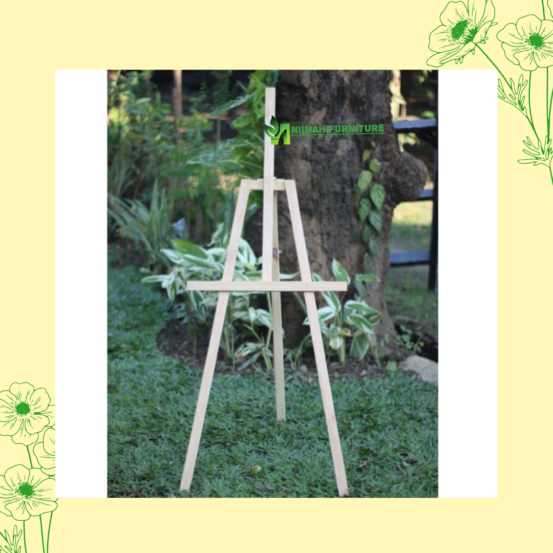 Stand Foto dekorasi / standing frame foto jumbo kayu jati belanda ...