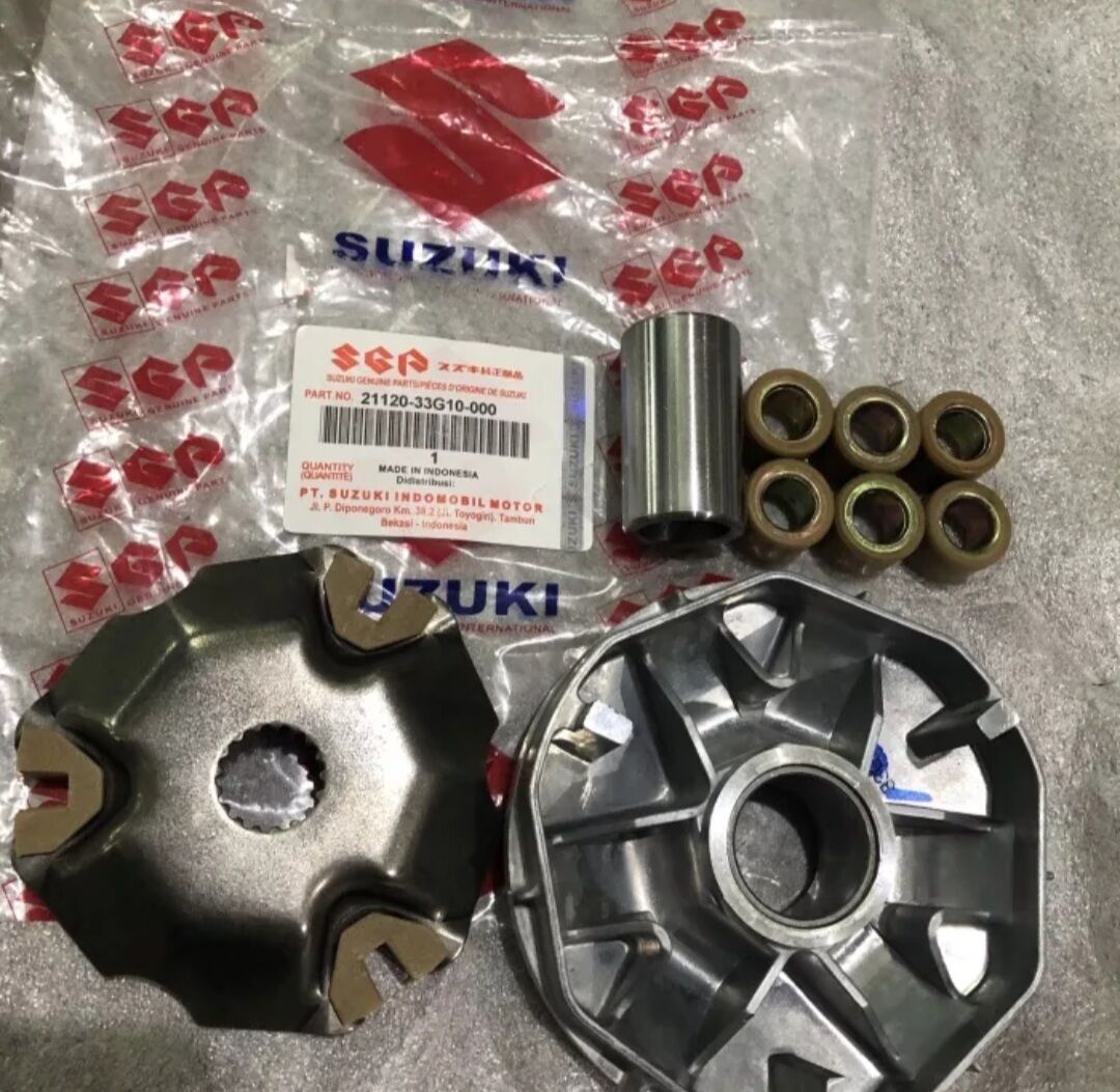rumah roller primary sliding sheave comp set assy spin 125 skydrive ...