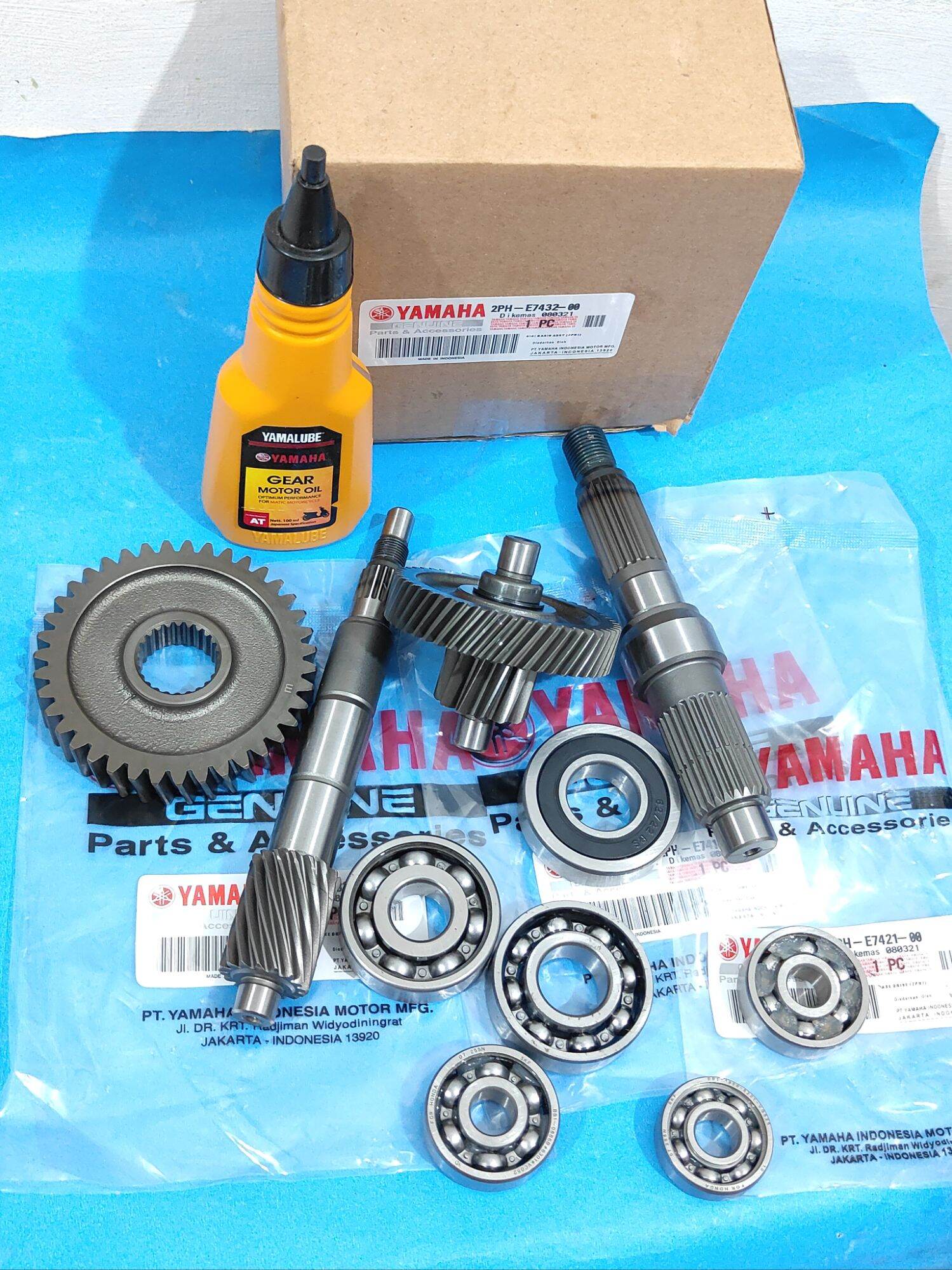 Gigi rasio gardan set 2PH plus bearing gardan set Yamaha Mio M3 Soul GT ...