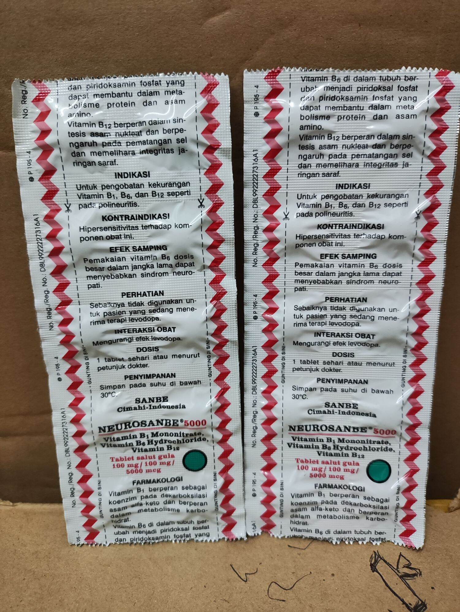 Neurosanbe 5000 / strip | Lazada Indonesia