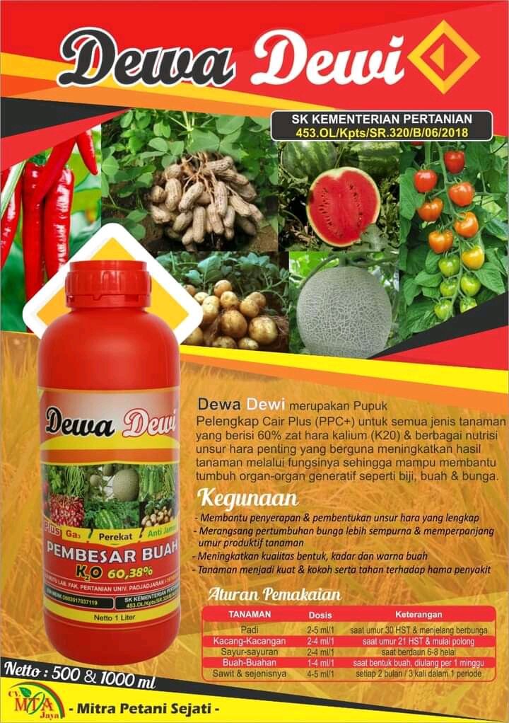 KCL Cair Dewa Dewi 1 Liter | Lazada Indonesia