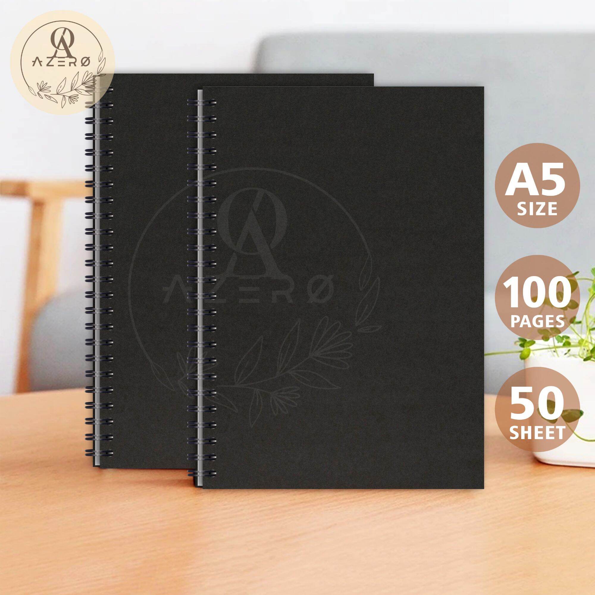 Buku Gambar Sketsa Cover Kraft / Sketchbook Paper A5 Polos / Buku ...