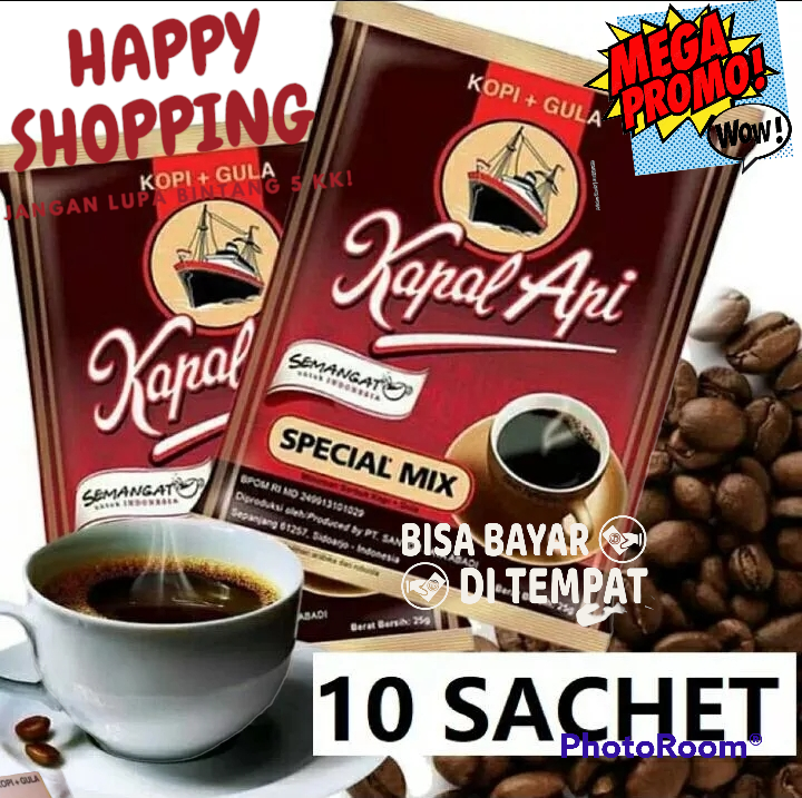 terlaris!!!PROMO TERMURAH Kopi Kapal Api Special Mix 10 SACHET (1 ...