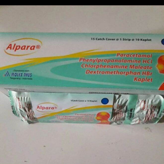 ALPARA TABLET PER LEMBAR || OBAT DEMAM BATUK DAN PILEK | Lazada Indonesia