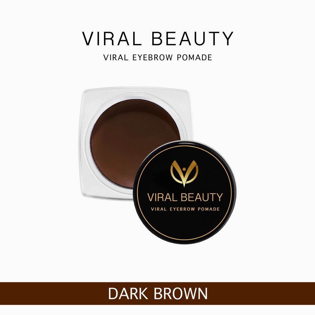 VIRAL BEAUTY Viral Eyebrow Pomade - Dark Brown & Caramel Brown | Lazada ...