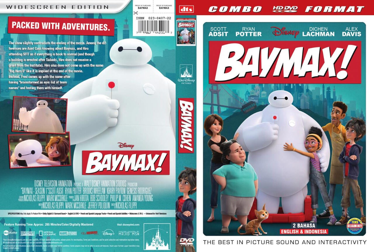 Kaset Dvd Film Disney Animasi 2022: BAYMAX | Lazada Indonesia