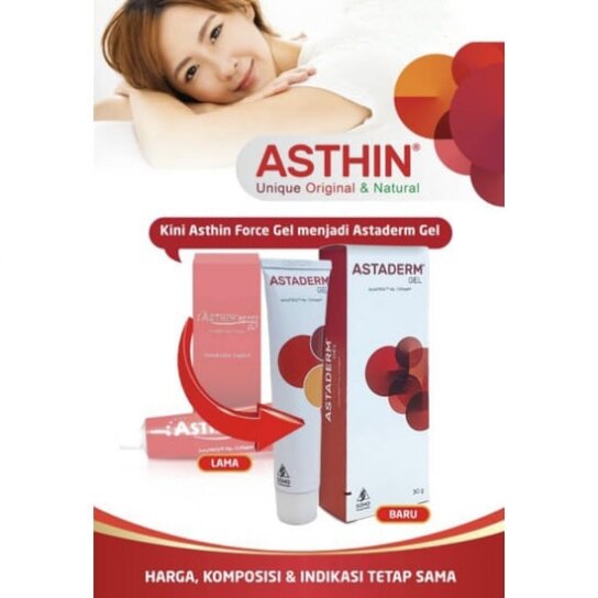 Asthin Force Gel 30 gr / Astaderm Gel | Lazada Indonesia