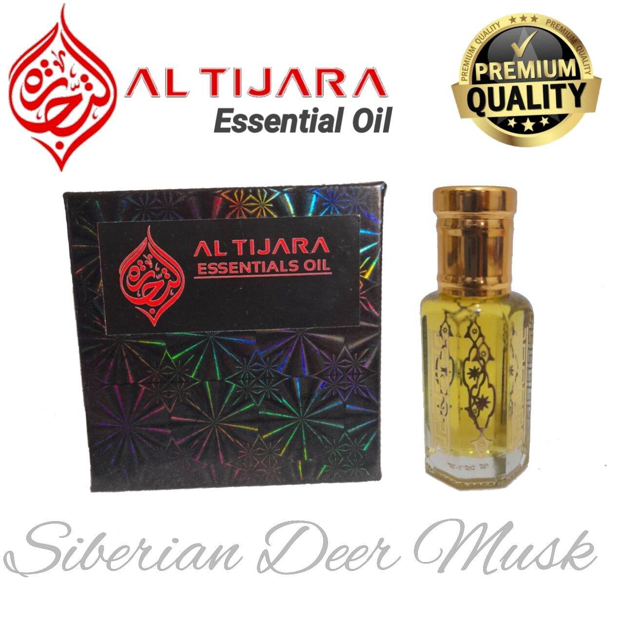 Parfum 6ml Siberian Deer Musk Oil Attar Kasturi Arab Minyak Wangi Non ...