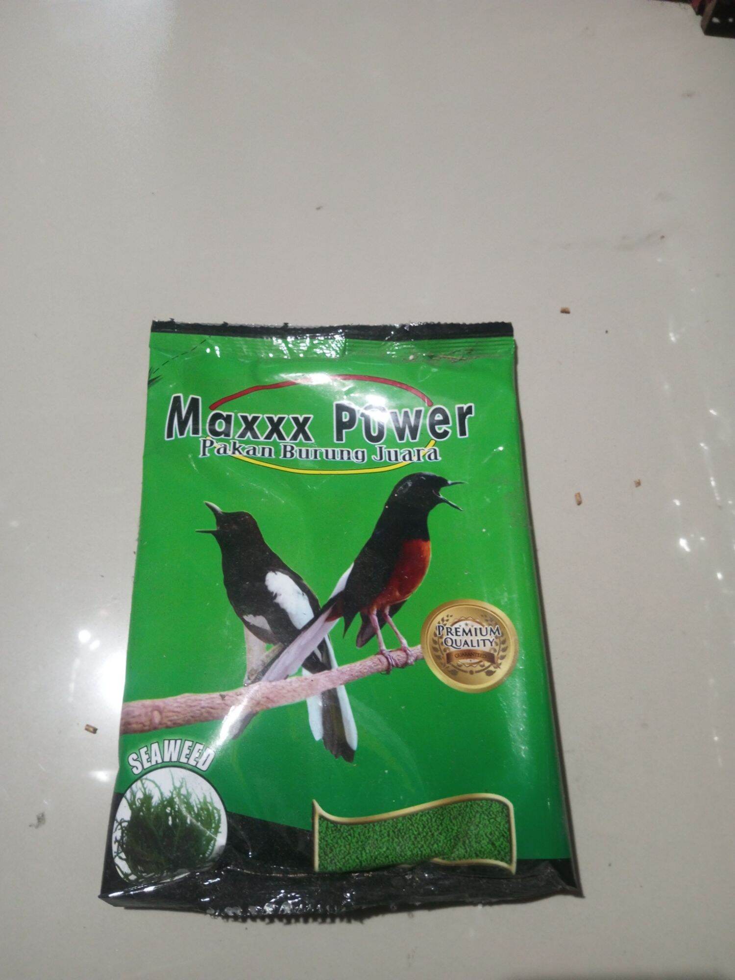 Pakan Burung MAXX POWER Hijau Voer Murai Kacer Seaweed | Lazada Indonesia