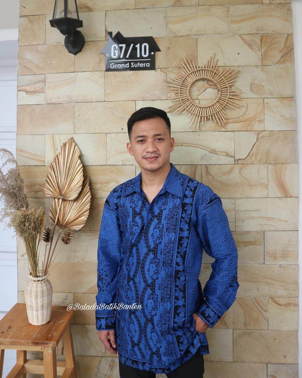 Kemeja dan atasan Batik Baduy Banten Motif kipas | Lazada Indonesia