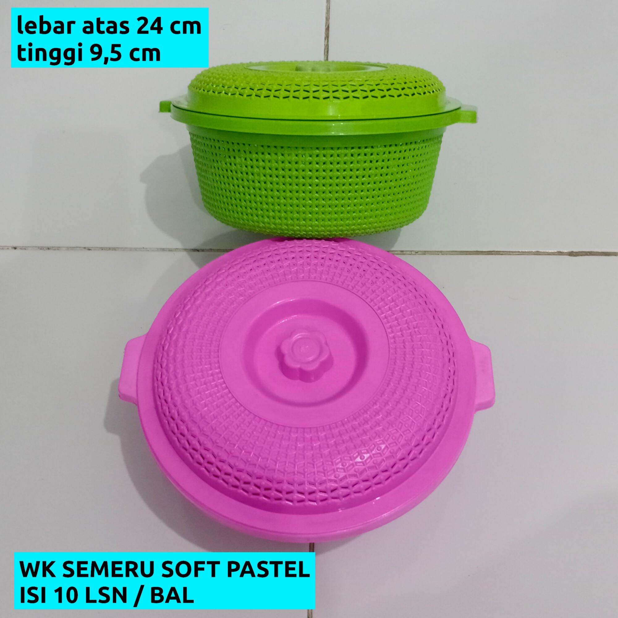 WAKUL NASI HAJATAN TEBAL WAKUL TUTUP WARNA CERAH WAKUL PLASTIK | Lazada ...
