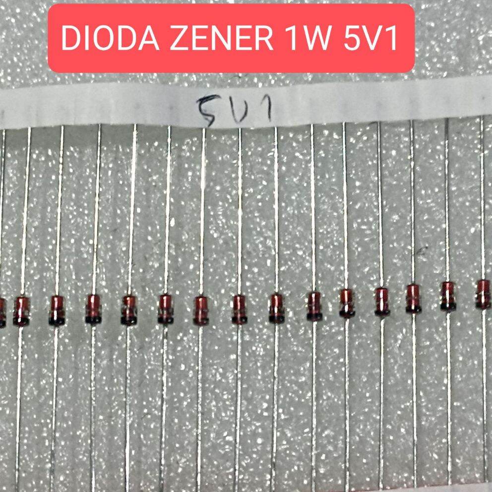 10BUAH DIODA ZENER 1WATT 5V1 ZENER 1 WATT 5V1 5 V 1 MIC | Lazada Indonesia