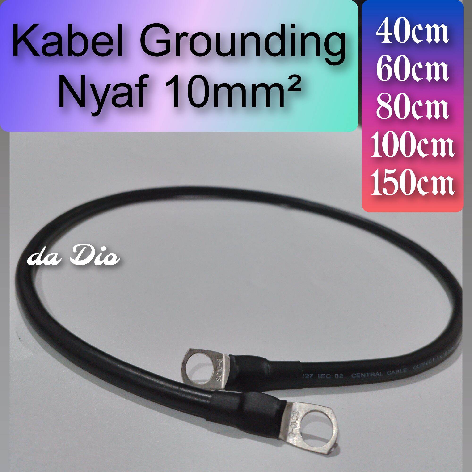 TIPE NYAF 10MM² KABEL GROUND GROUNDING MOBIL LENGKAP DENGAN SKUN ...