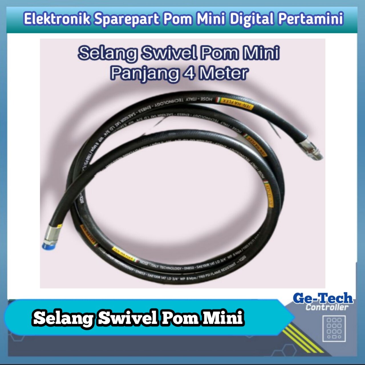 Selang Hitam Pom Mini Selang Swivel Press 3/4 Panjang 4 Meter | Lazada ...