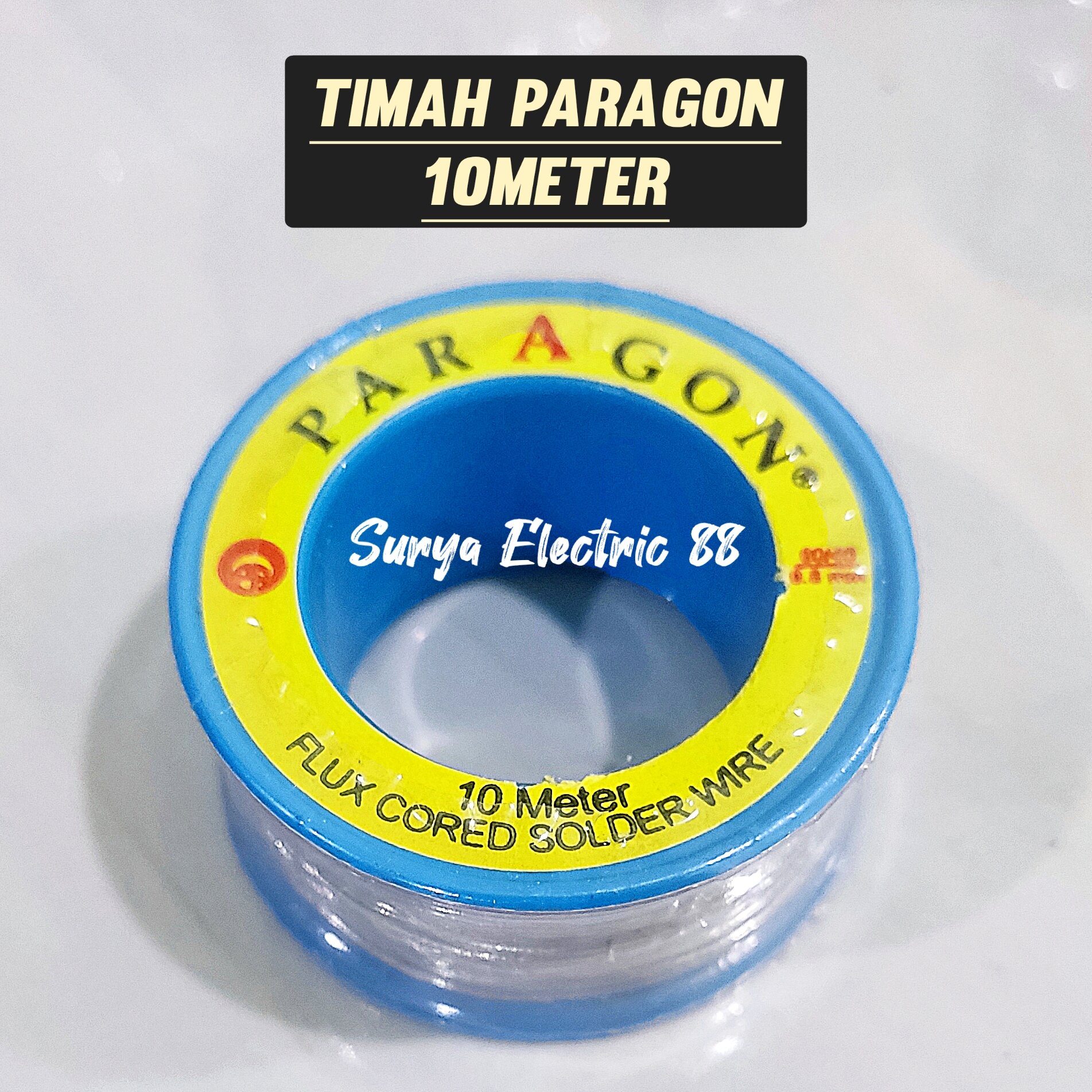 TIMAH PARAGON 10 Meter Roll Kecil 0.8mm 60/40 Alloy / Timah Tinol ...