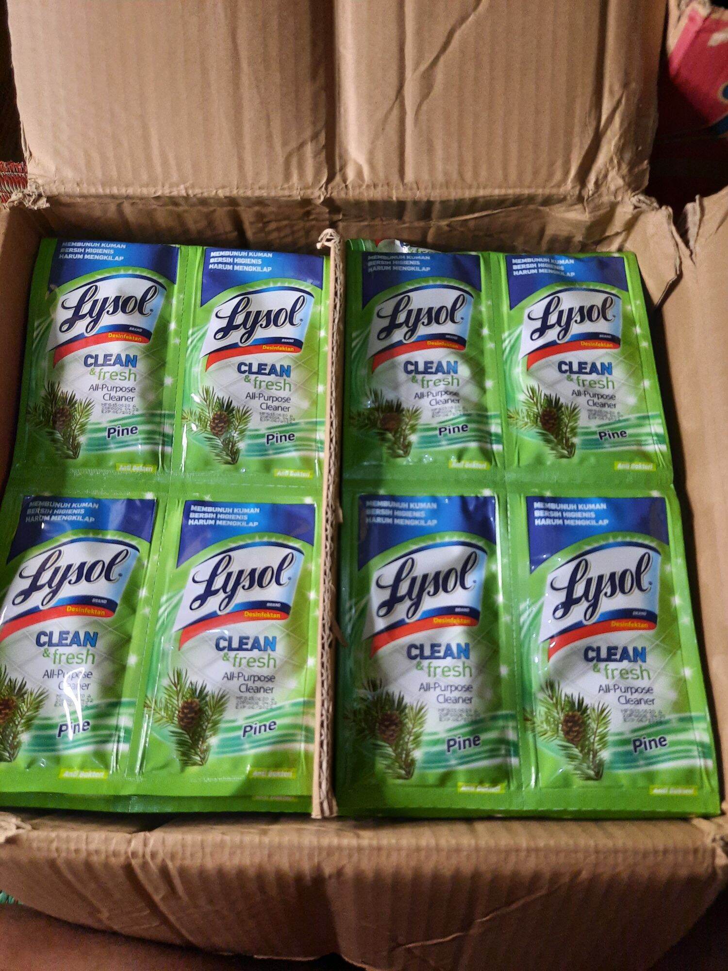 Lysol Clean & Fresh 30ml perlusin 12sachet/disinfektan pel lantai | Lazada Indonesia
