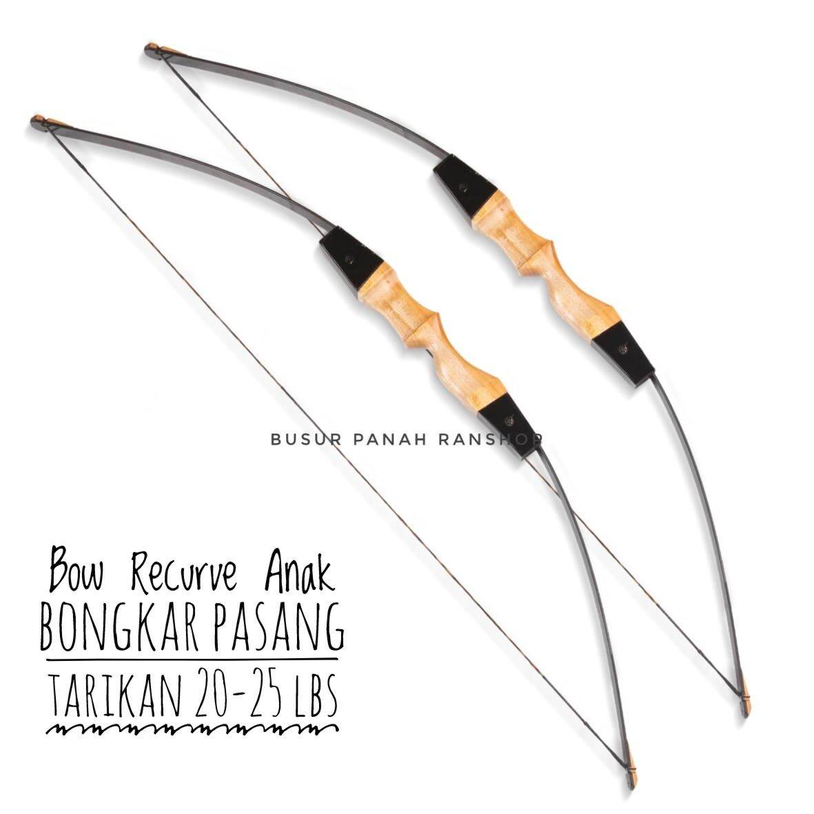 Busur Panh Recurve Anak 20-25 LBS Bow Bongkar Pasang | Lazada Indonesia