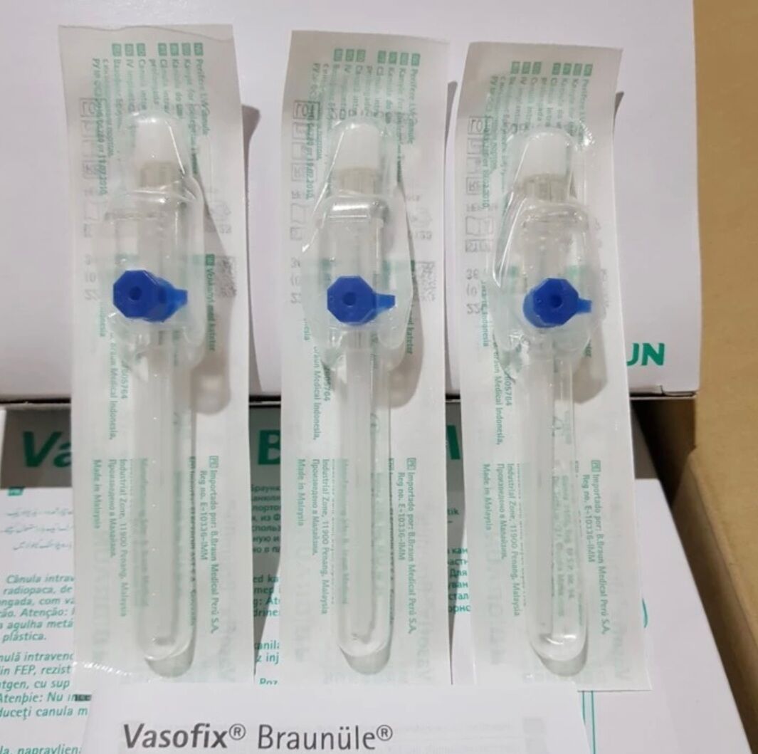 Vasofix 22 G BBraun / Vasofik B Braun 22G / IV Canula Catheter Wing ...