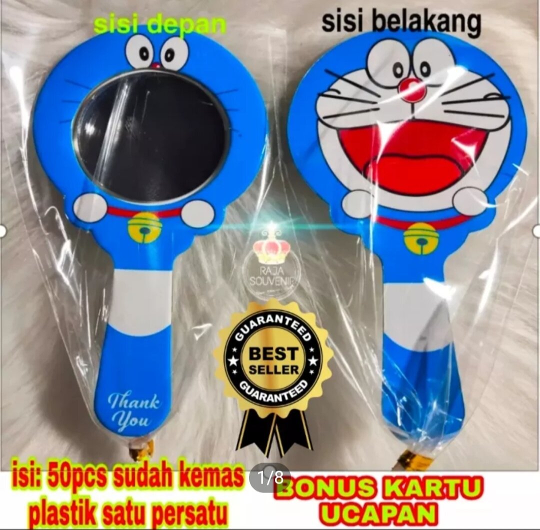 ( Raja Souvenir ) SOUVENIR isi: 50pcs KACA CERMIN KARAKTER DORAEMON ...