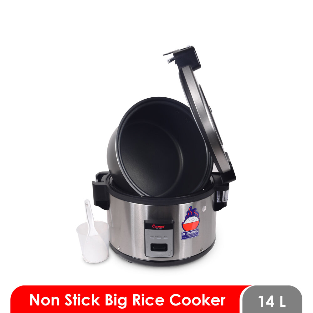 COSMOS RICE COOKER JUMBO 14L NON STICK CRJ-5908 | Lazada Indonesia