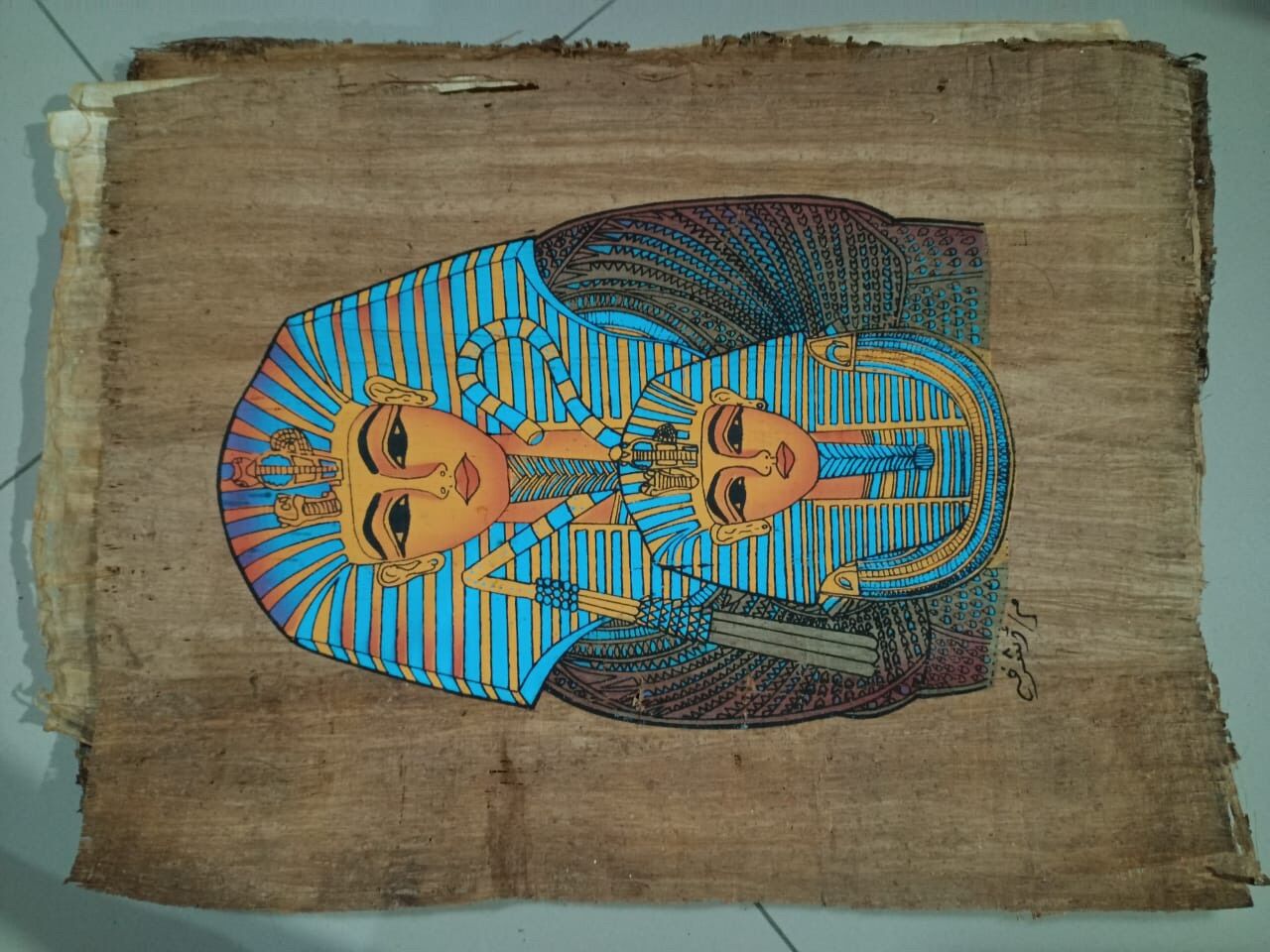 Lukisan daun papyrus asli mesir | Lazada Indonesia