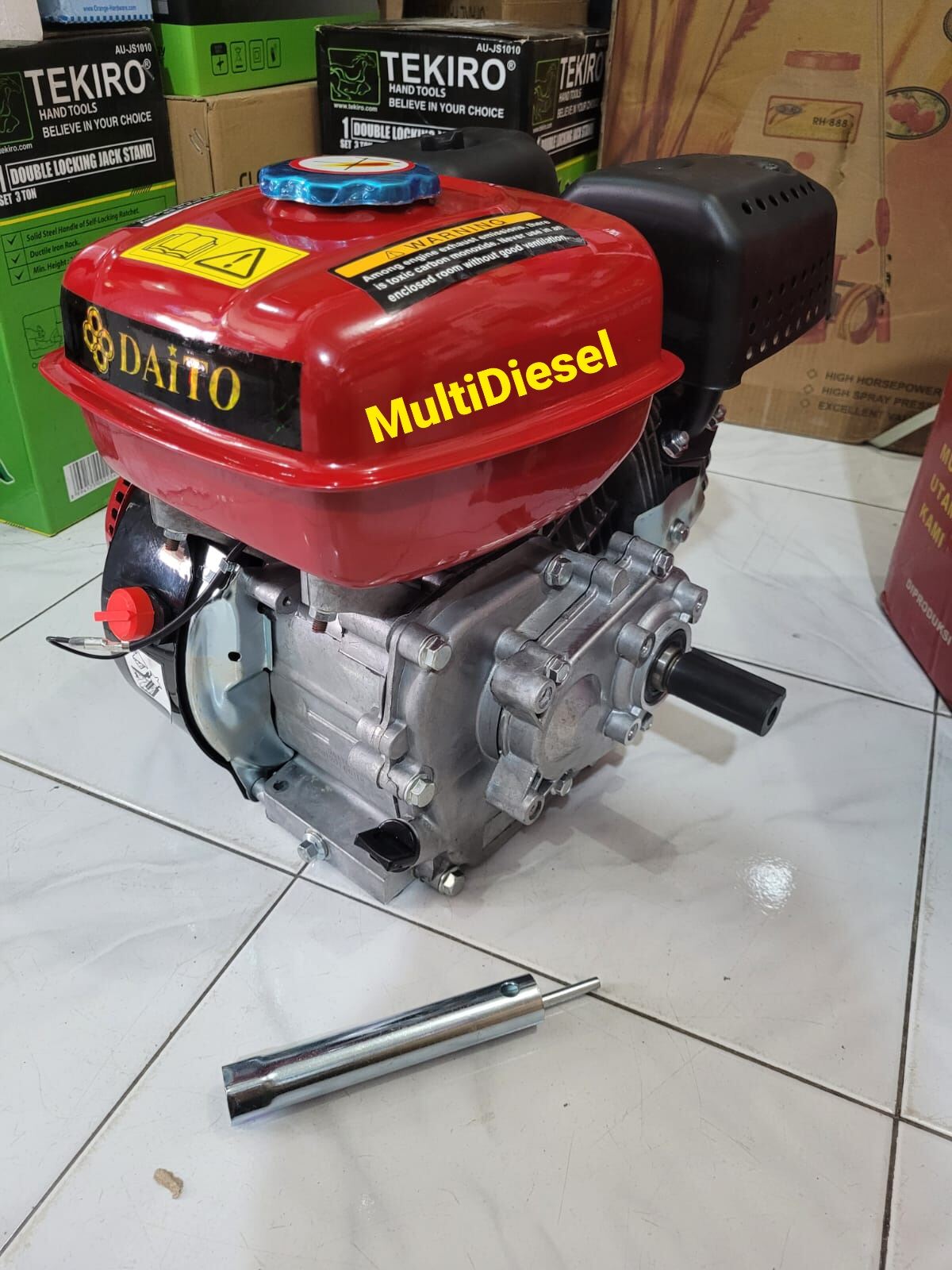 Mesin penggerak bensin DAITO 7.5HP Putaran Lambat 1800RPM | Lazada Indonesia