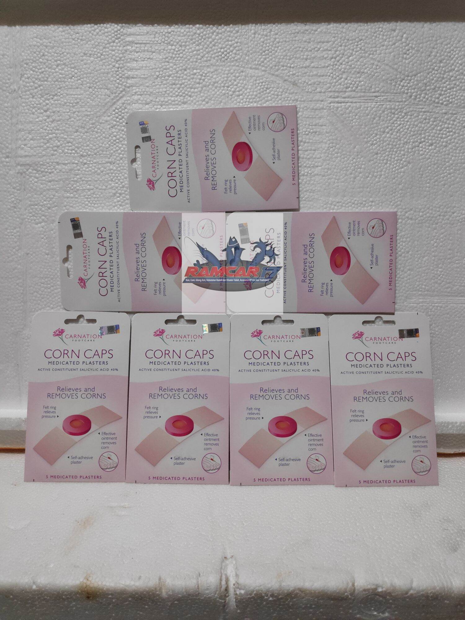 Carnation Corn Caps 5 Plasters | Plester Mata Kaki Dan Kapalan Import ...