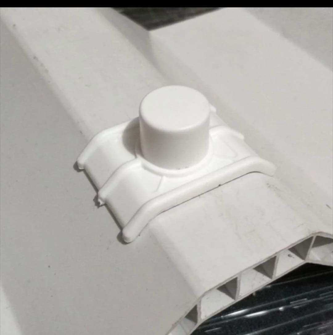 Roof seal upvc + roofing 7 cm per 20 set Putih (baut atap upvc double ...