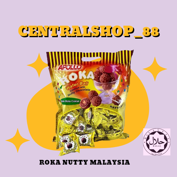ROKA NUTTY CHOCOLATE ISI 50 ORIGINAL MALAYSIA | Lazada Indonesia