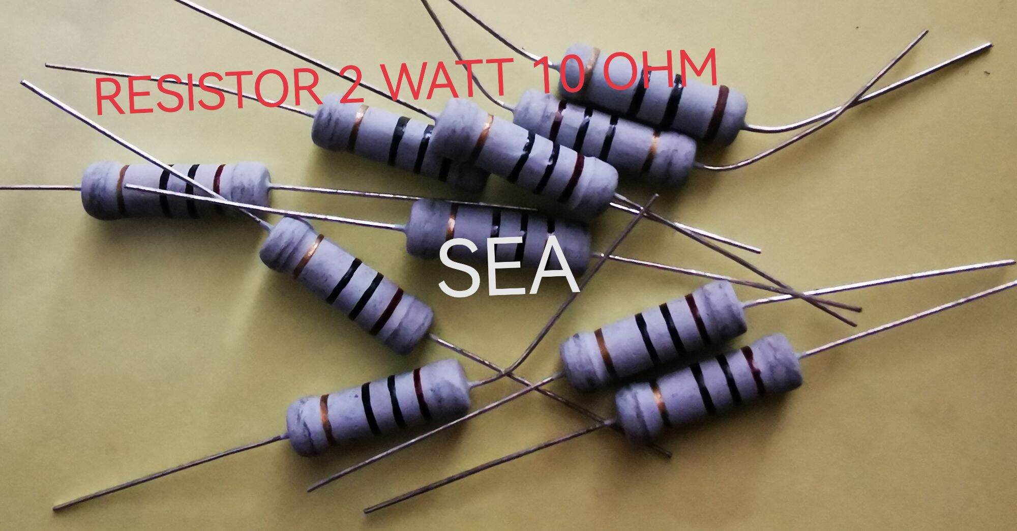 RESISTOR 2 WATT 10 OHM ISI 10 PCS | Lazada Indonesia