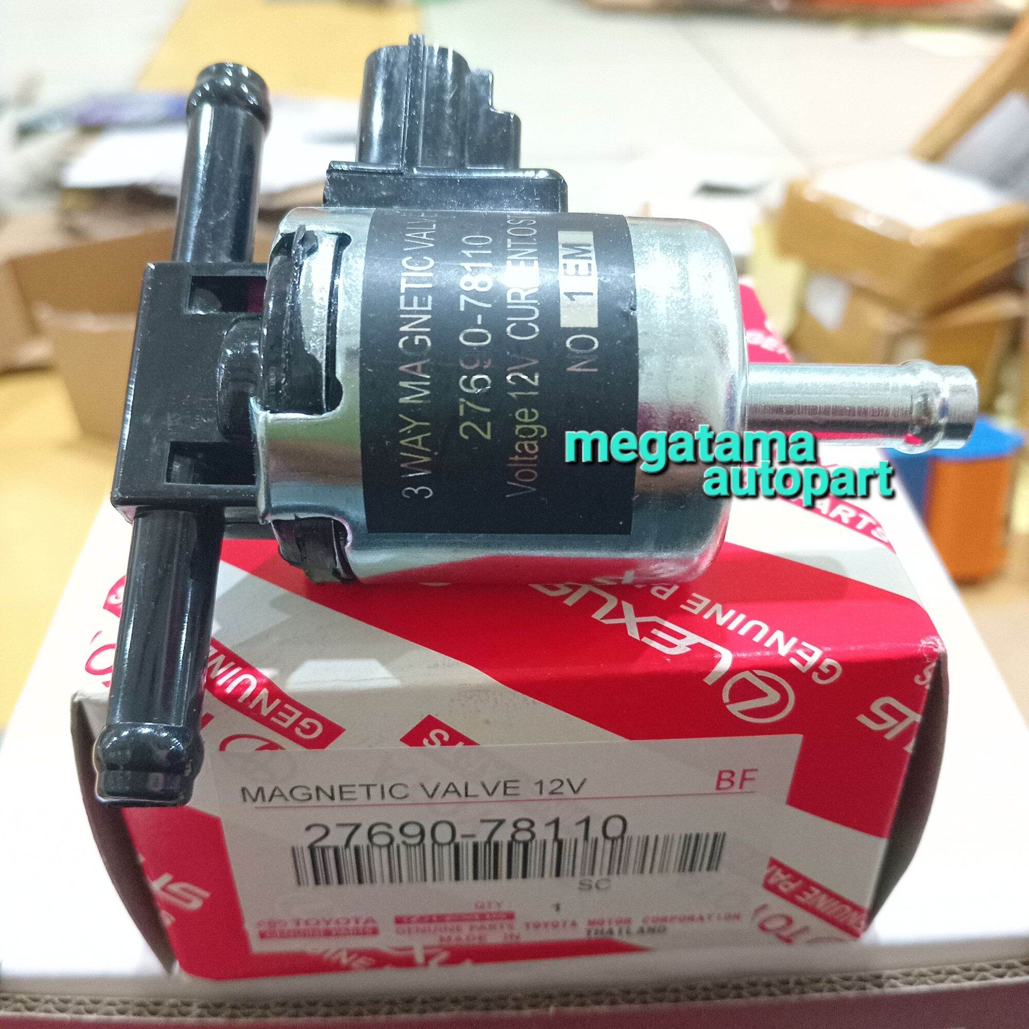 switch brake valve 3 way magnetic dyna saurus hino dutro 130ht 12v ASLI | Lazada Indonesia