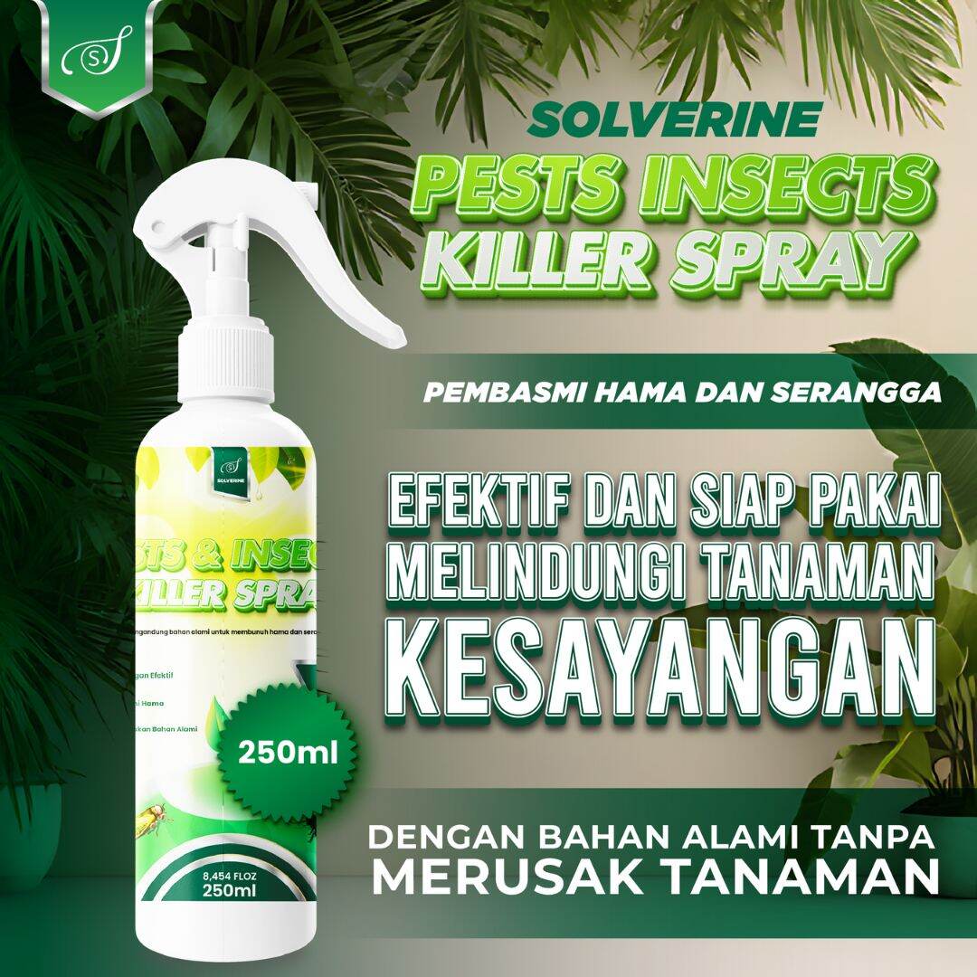 Solverine Pests & Insects Killer Spray Pembasmi Hama dan Serangga ...