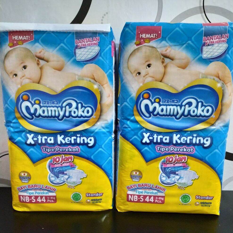 MamyPoko X-tra Kering Popok Bayi NB-S 44 pcs | Lazada Indonesia