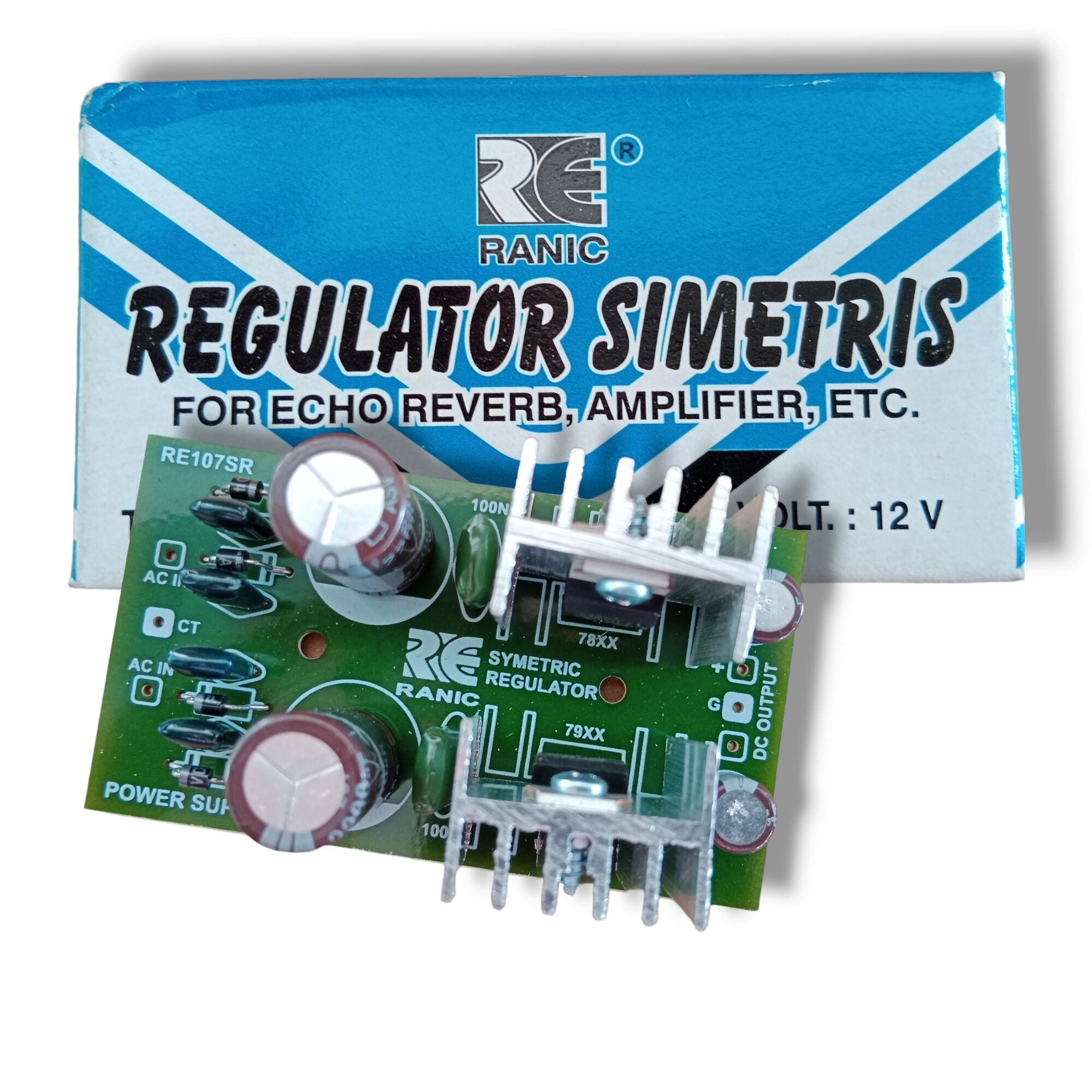 kit regulator simetris 12 volt ct psu simetris 12 volt ranic | Lazada ...