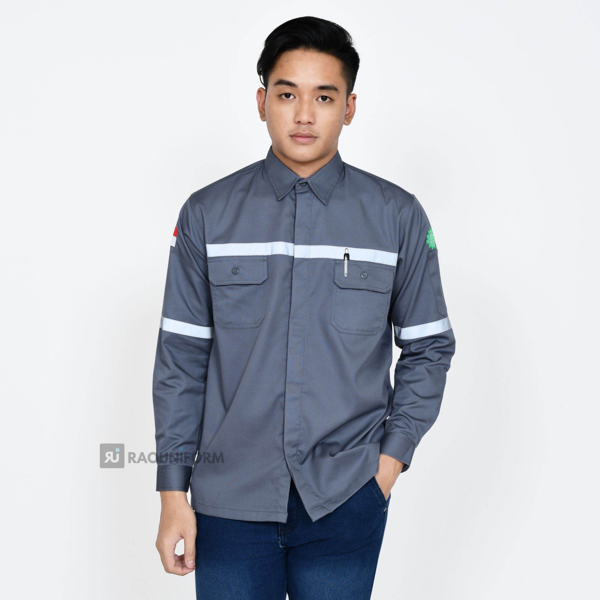 baju proyek/kemeja wearpack/kemeja sefty/baju PT/baju sefty/baju ...