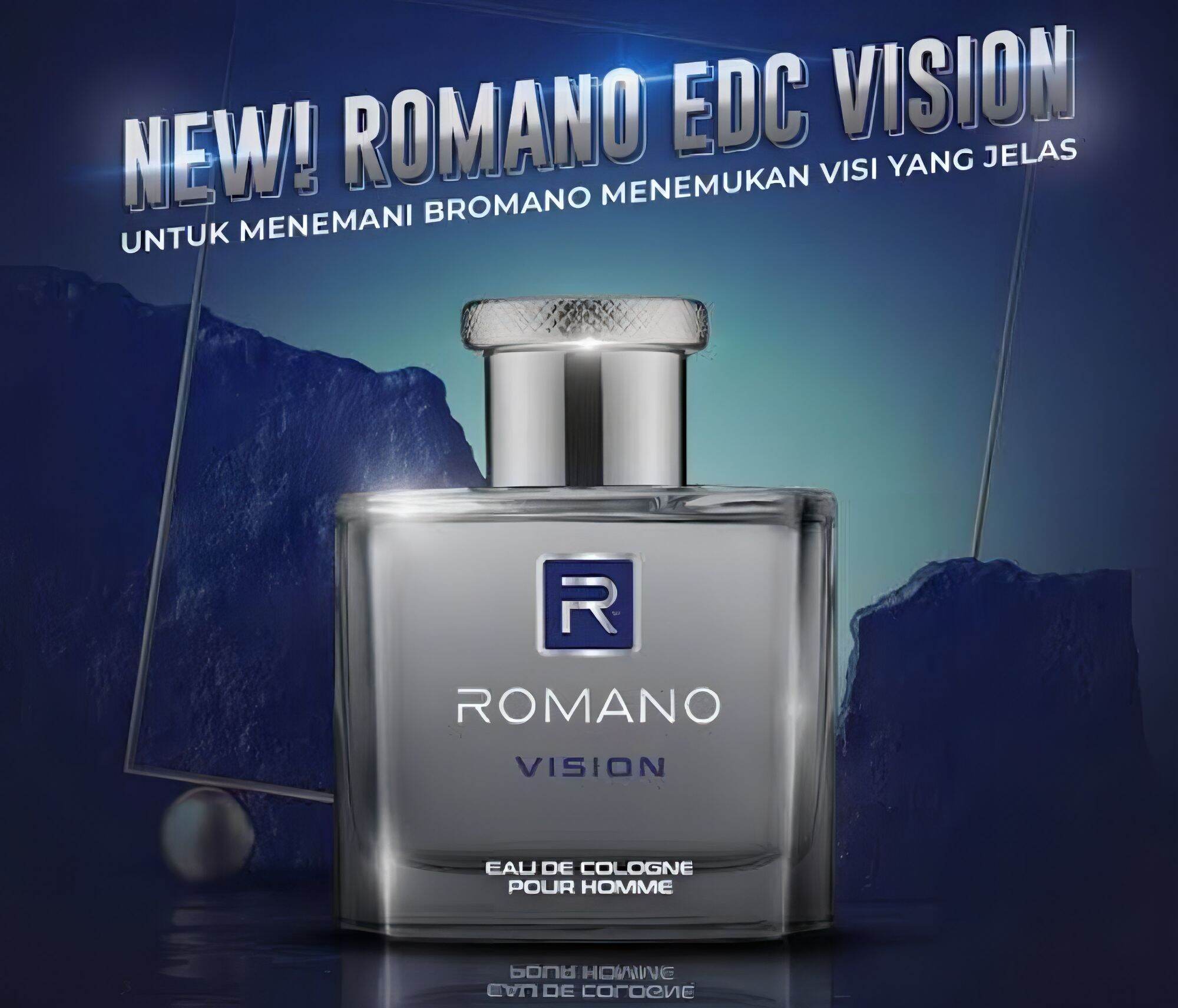 ROMANO VISION EDC 50ML parfum pria dengan wangi elegan tahan hingga 8 ...