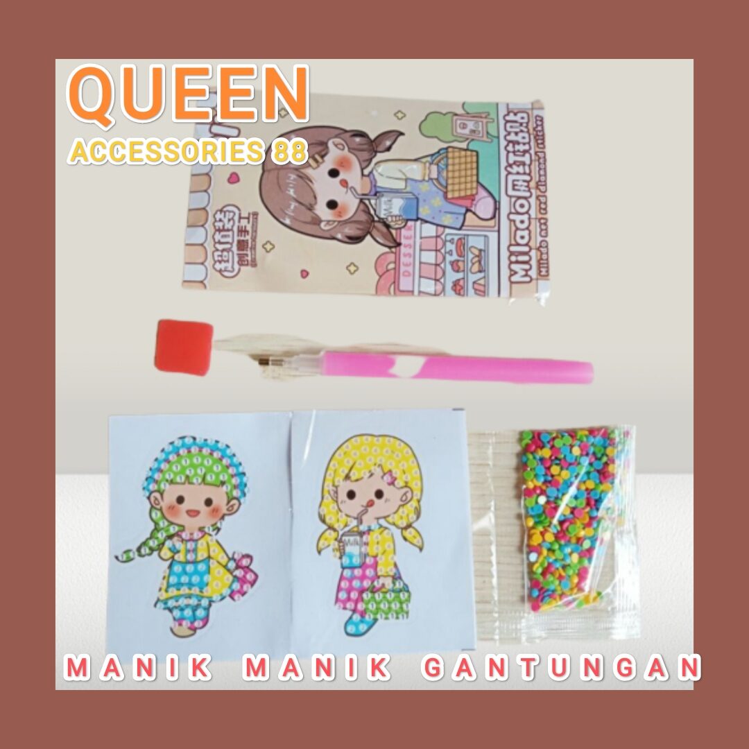 STICKER MANIK GANTUNG DIAMOND MOZAIK | Lazada Indonesia