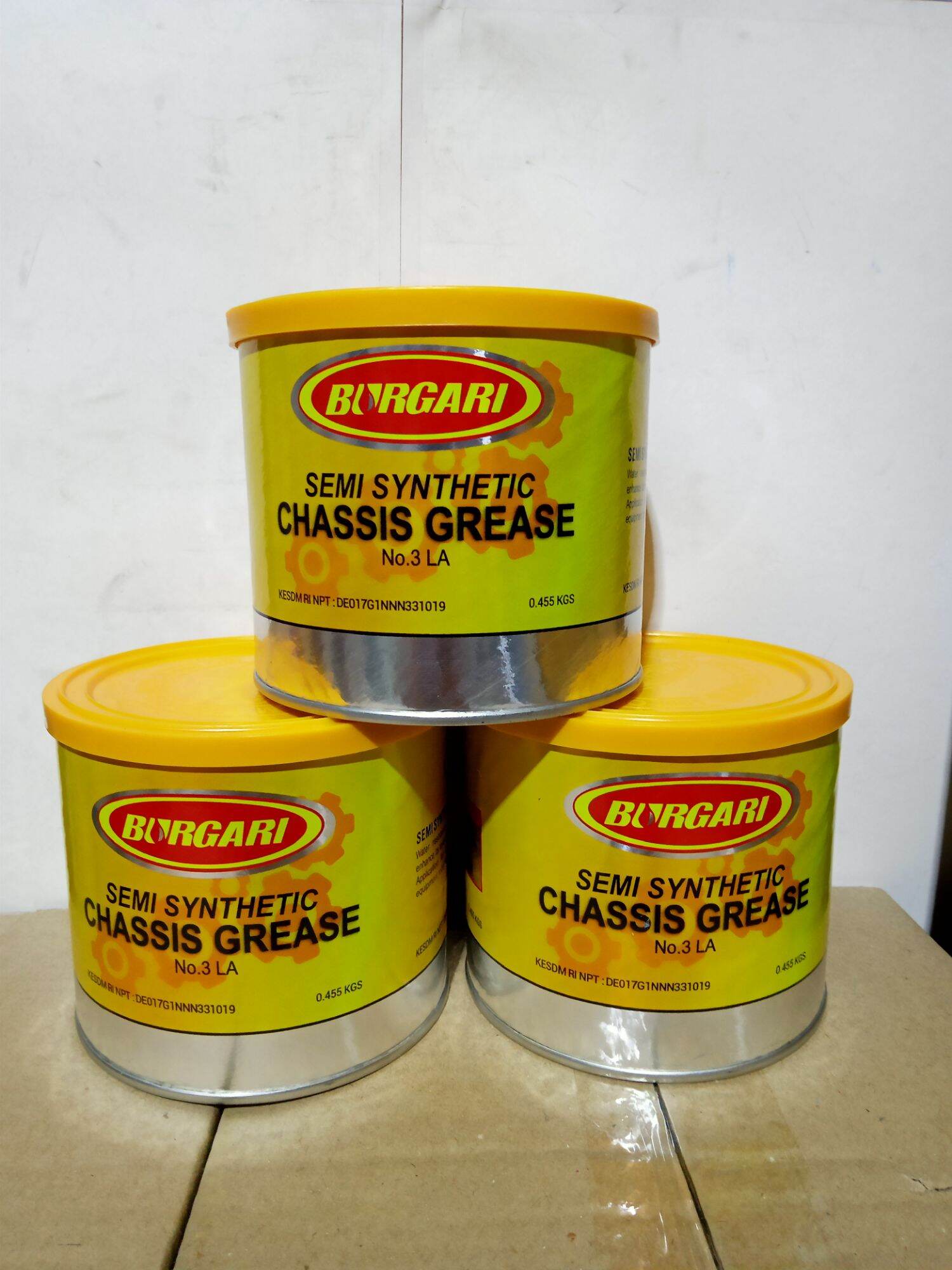 Grease Gemuk Stempet Grease Burgari Semi Synthetic Lithium Grease No.2 ...
