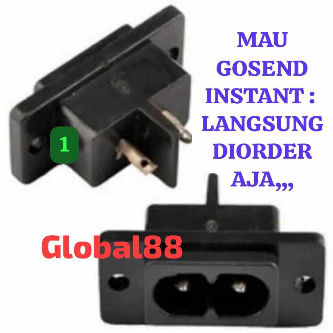 Soket AC angka 8 Standar Power Outlet Socket Switch Colokan Listrik | Lazada Indonesia