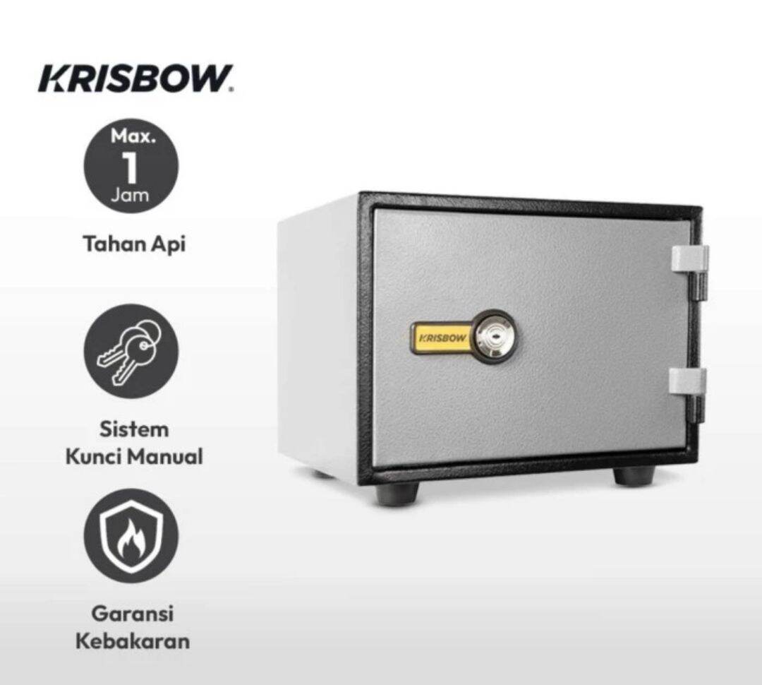 Brankas Tahan Api KRISBOW FIRE SAFE 42x35x30 CM | Lazada Indonesia