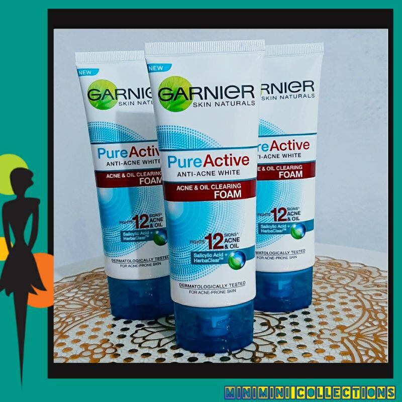 Garnier pure active - anti acne facial wash 100 gram | Lazada Indonesia