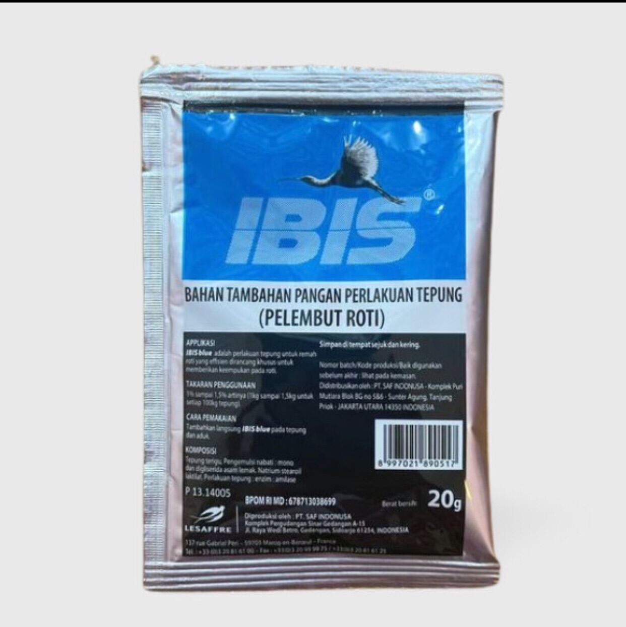 Ibis Blue SAF 20gr Pelembut Roti Bread Softener Improver | Lazada Indonesia