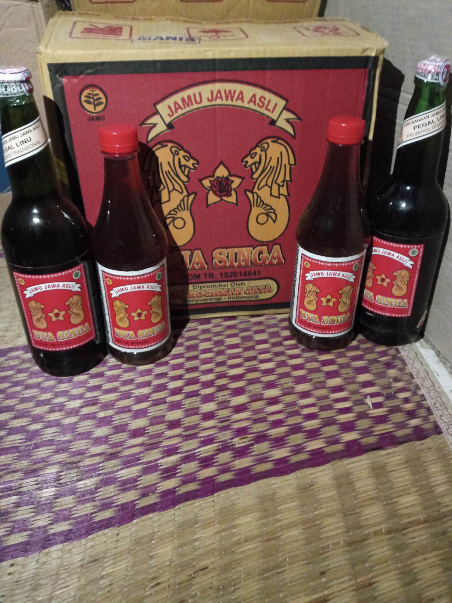 Jamu Jawa Asli Cap Dua Singa - 600 mL - Original Pabrik Bukan Oplosan ...