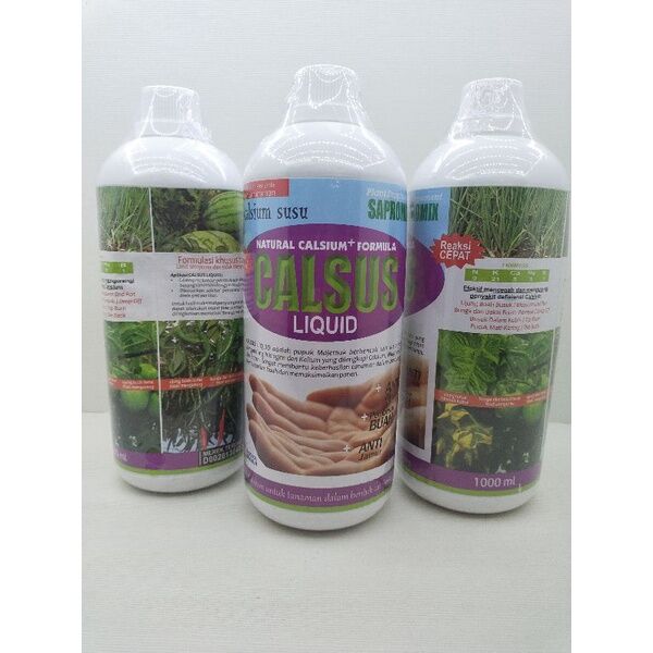 PUPUK CALSUS LIQUID CALSIUM+FORMULA CALSIUM SUSU 1 LITER | Lazada Indonesia