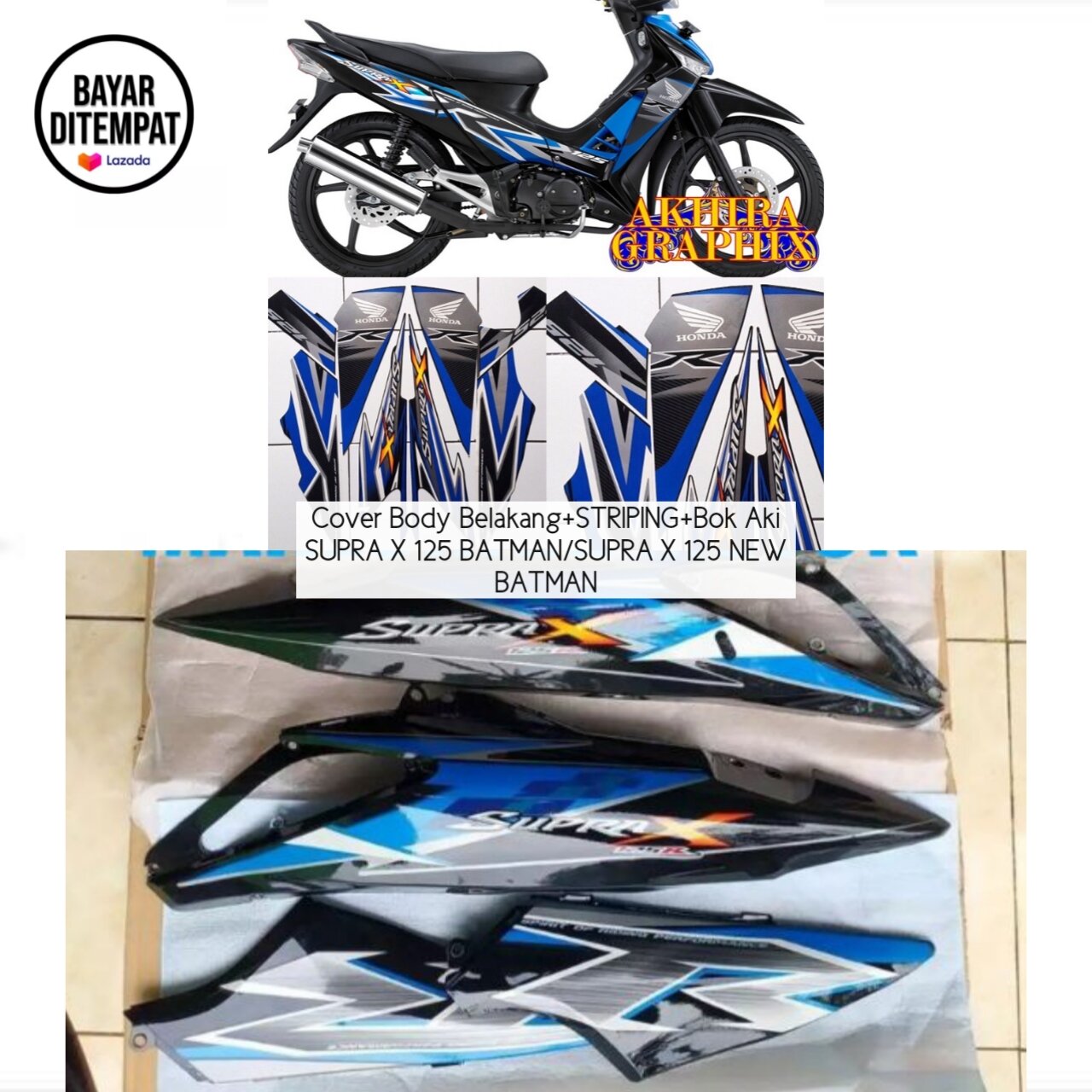 COVER BODY BELAKANG DAN BOK AKI PLUS STRIPING SUPRA X 125 BATMAN HITAM ... COVER BODY BELAKANG DAN BOK AKI PLUS STRIPING SUPRA X 125 BATMAN HITAM ...