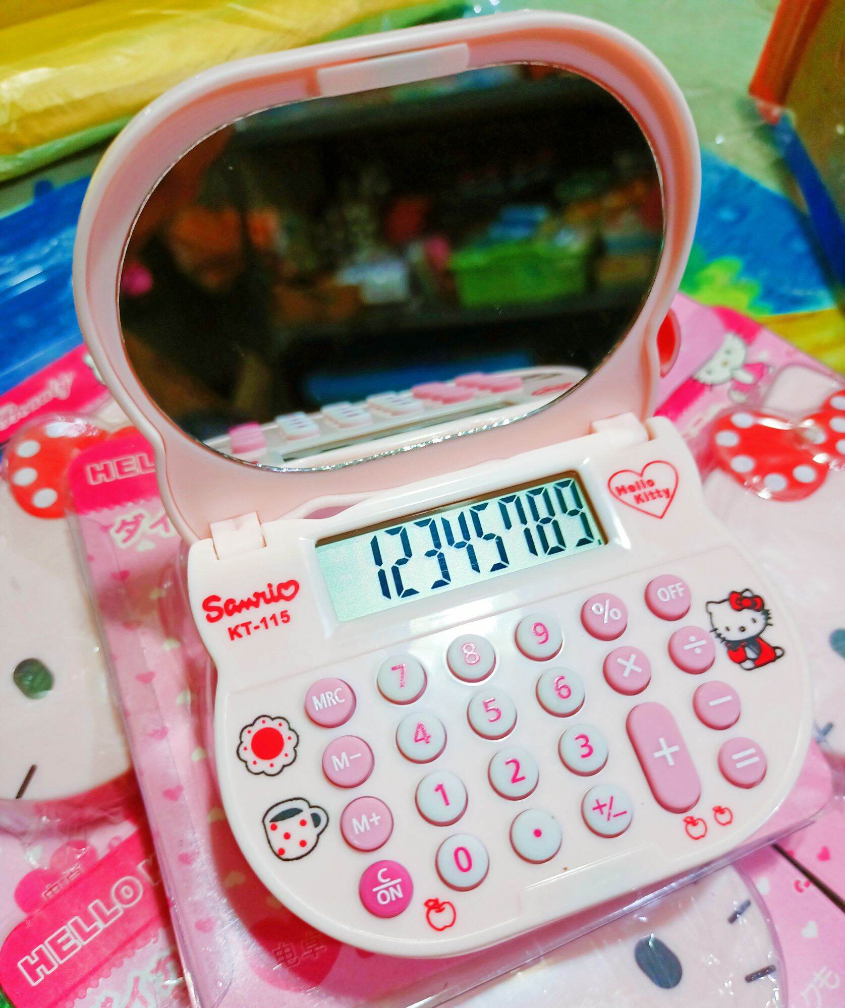 KALKULATOR HELLO KITTY DENGAN CERMIN 8 DIGIT | Lazada Indonesia