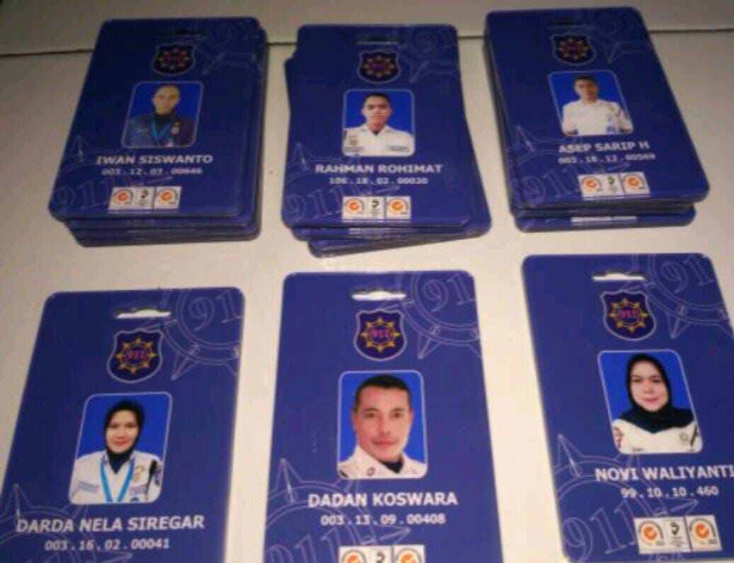 id card security satpam bahan akrilik elegan mewah | Lazada Indonesia