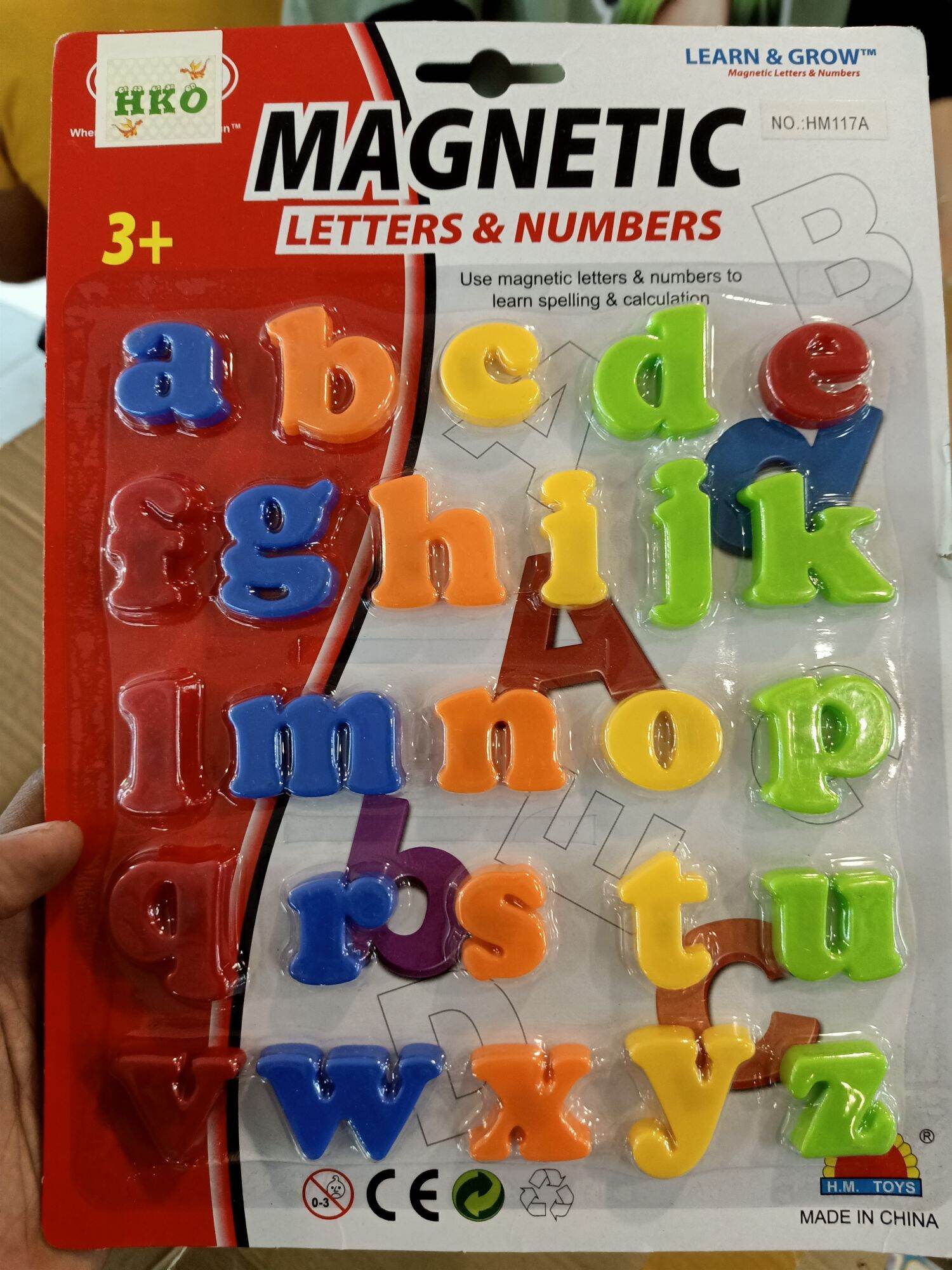 MAINAN EDUKASI ANAK MAGNETIC LETTER & NUMBER MAGNETIC ALPHABET NUMBER ...